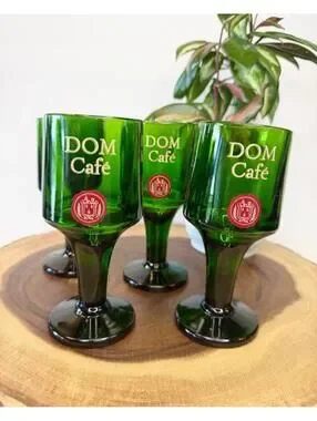 Benedecine | Dining | Vintage Green Glassware Wine Glass Benedictine ...